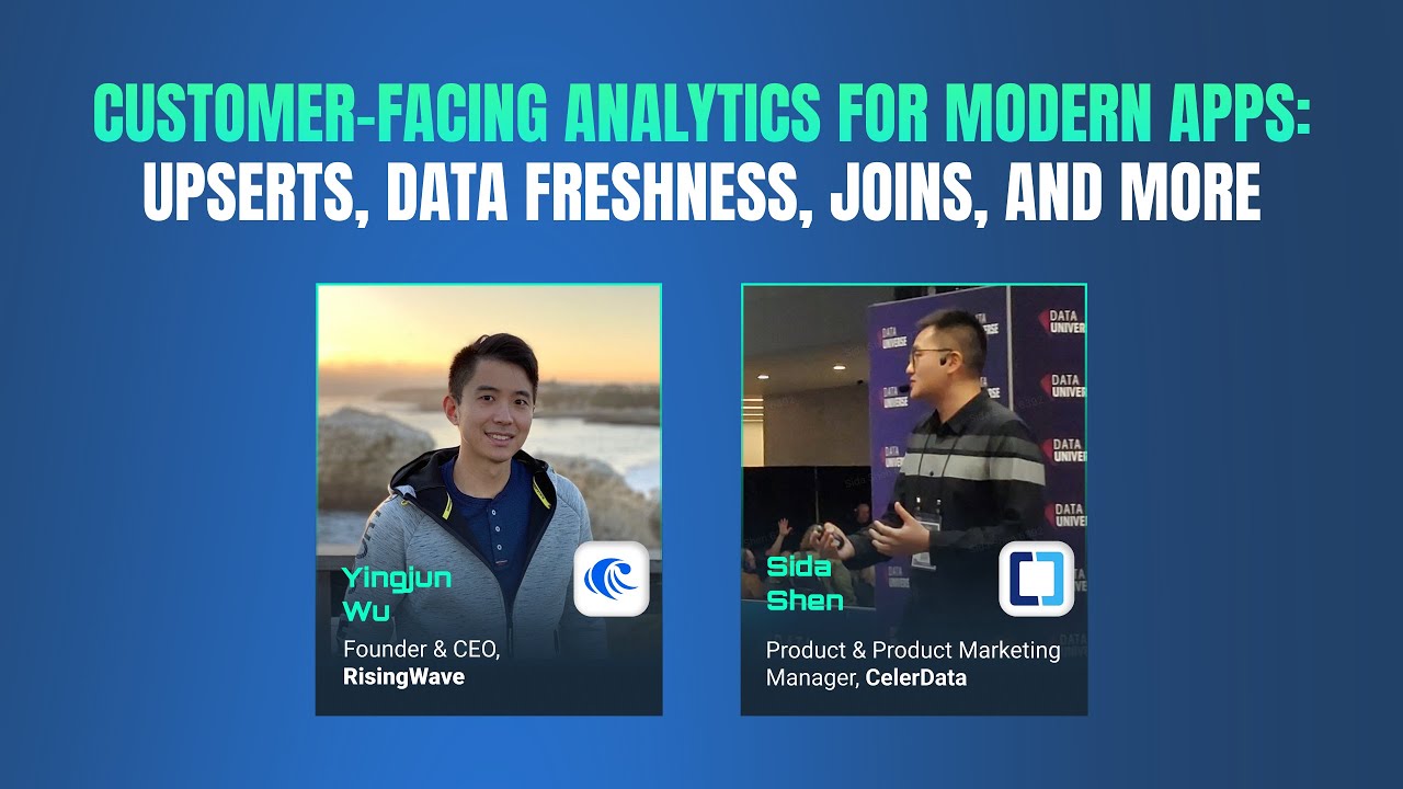 Streaming Stories #22: Customer-Facing Analytics for Modern Apps ...