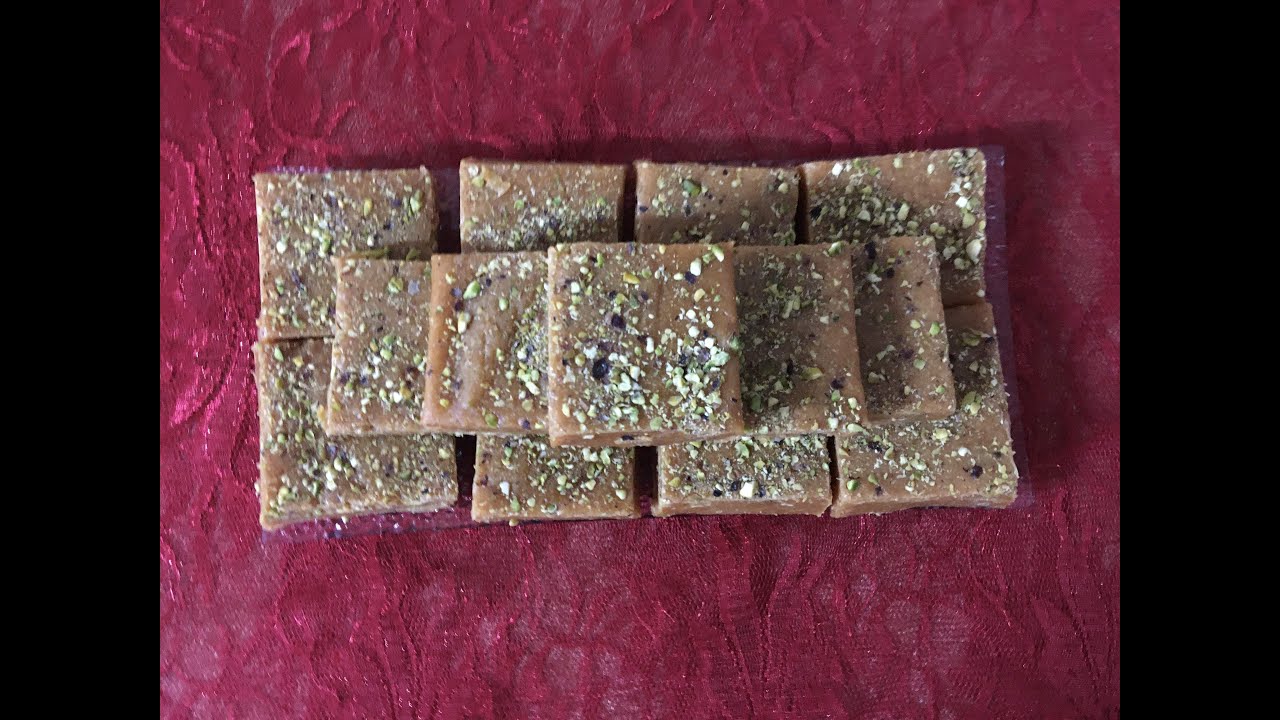 How to make monthar (south asian sweet/mithai) - YouTube