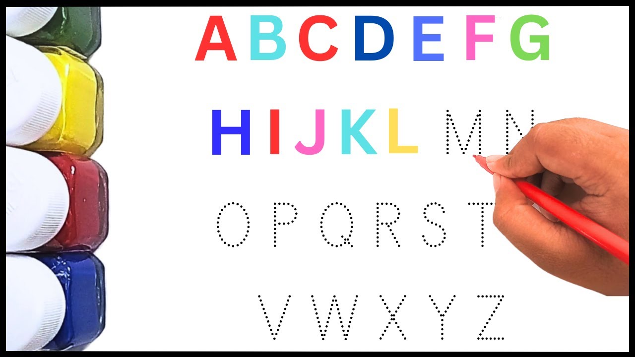 How to write letters for preschool children / teaching alphbet for ...