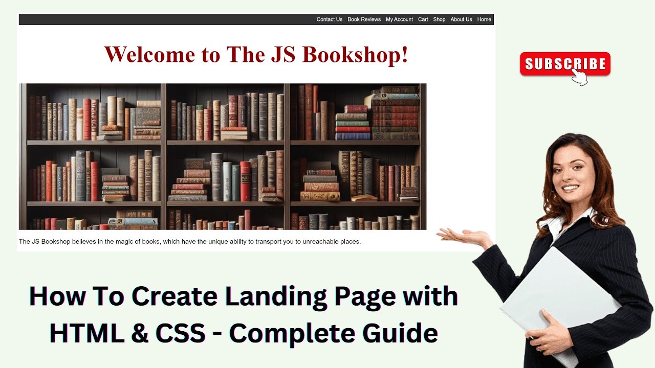 Landing Page With Html And Css Amazing Website Landing Page Codingmadeeasy Coding 0470