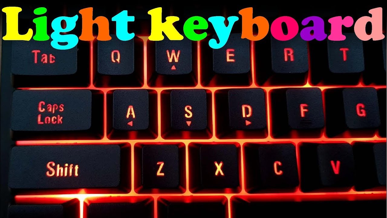 Light keyboard | Redgear Blaze 3 colour backlit gaming keyboard with ...
