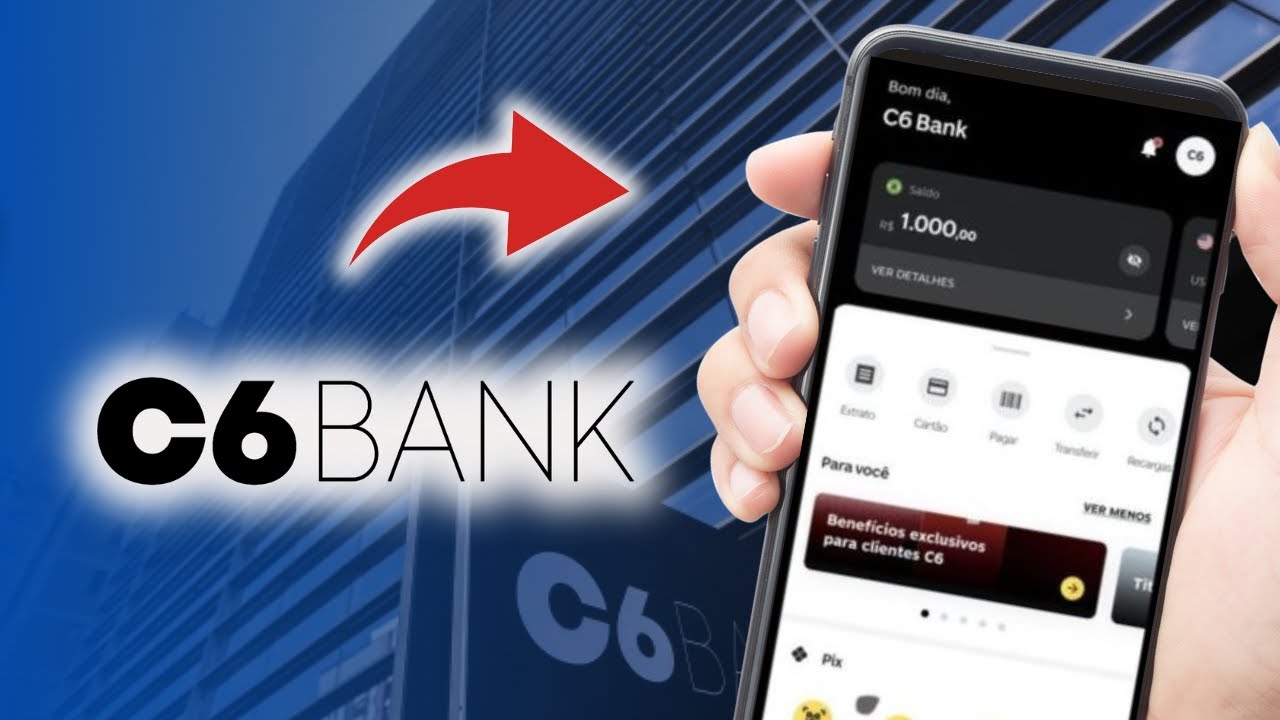 Como permitir acesso a contatos no APP C6 Bank - YouTube