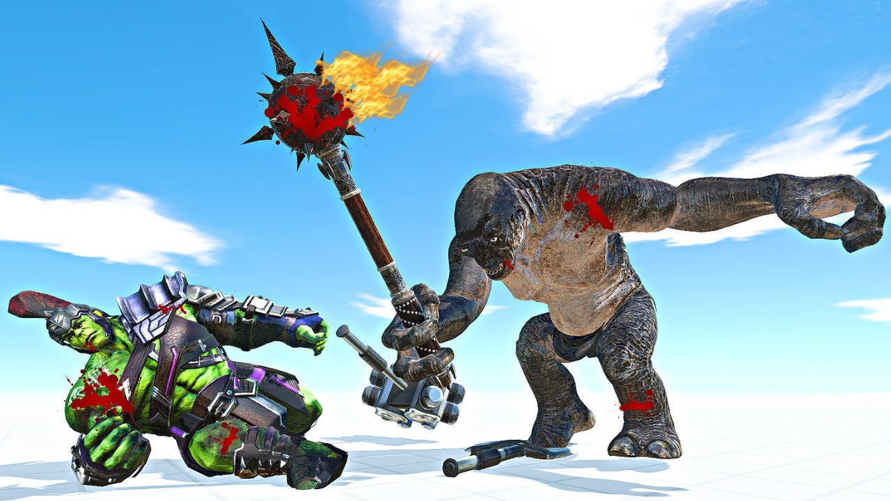 Big Fight in Epic Arena | Hulk Warrior vs Troll - Animal Revolt Battle ...