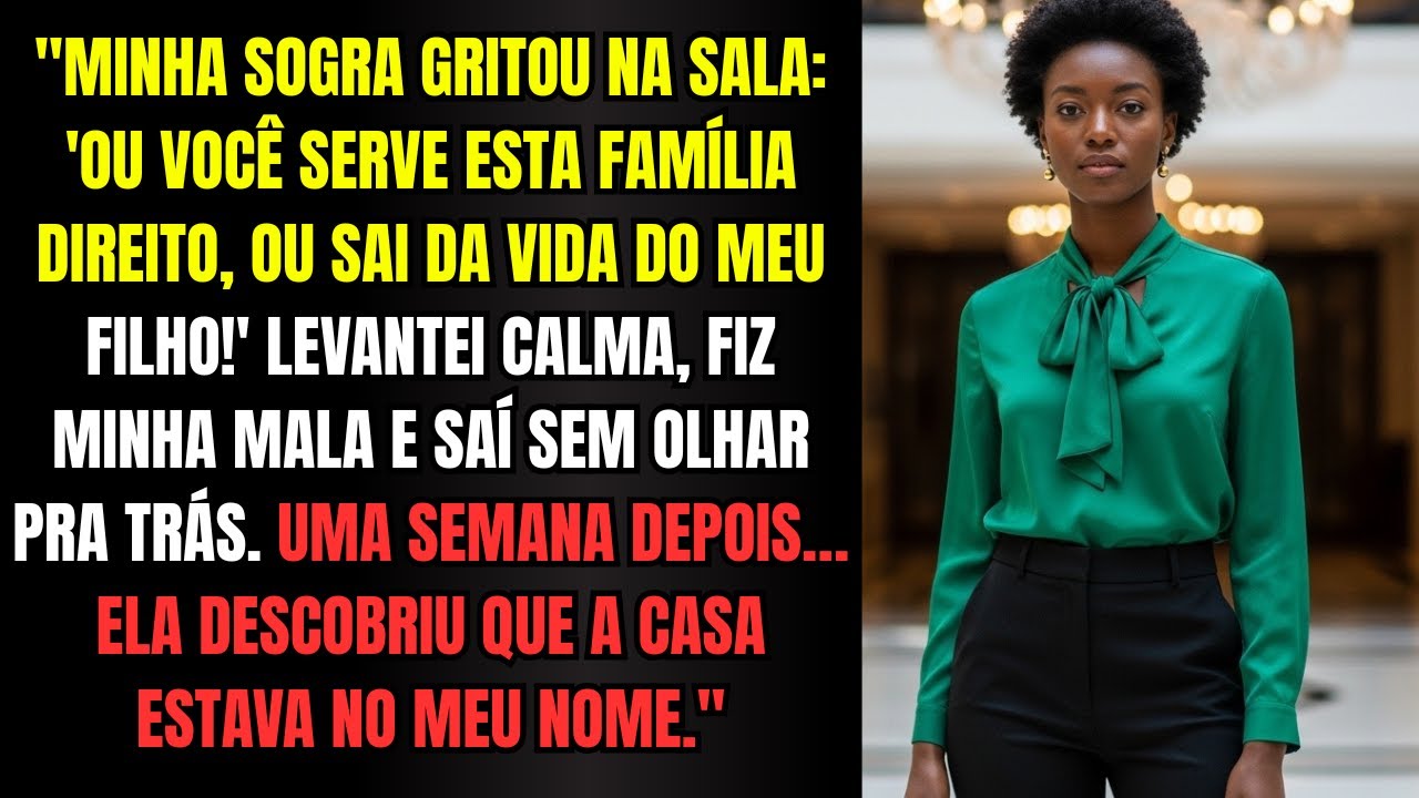 "Serve esta família ou VAI EMBORA!" - Sogra gritou. Fui. 1 semana ...