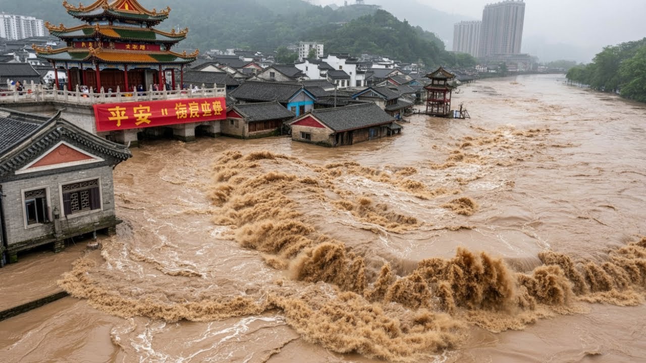 China’s Capital Beijing Drowning in Monster Floods — City Paralyzed ...