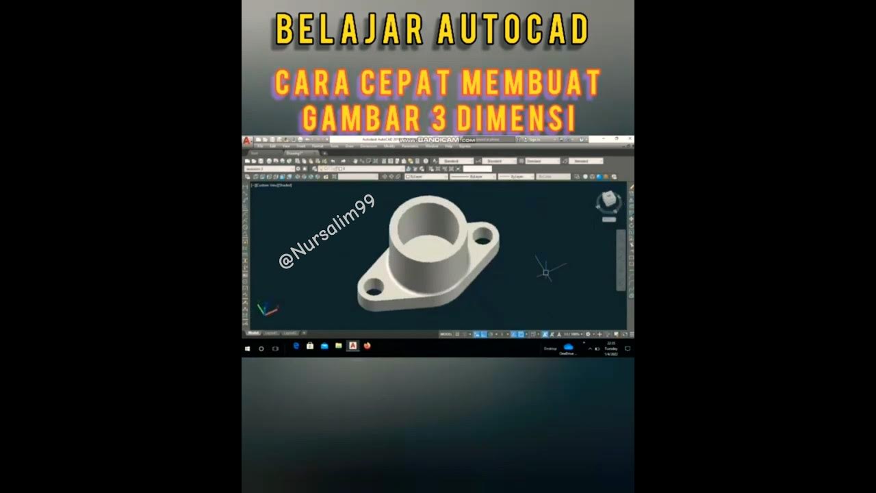 PRACTISE DRAWING | cara cepat membuat object 3d - YouTube