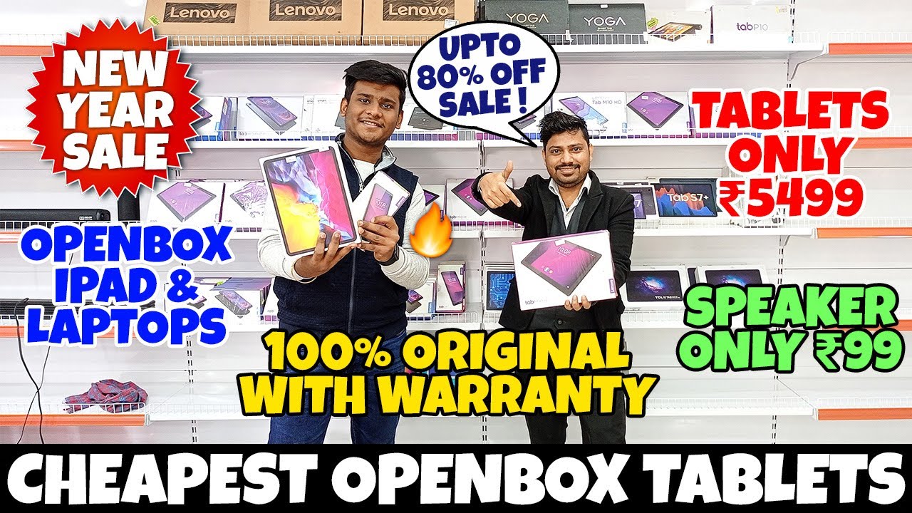 Cheapest Open-Box Tablets🔥| 100% Original with Warranty⚡| Laptop मात्र ...