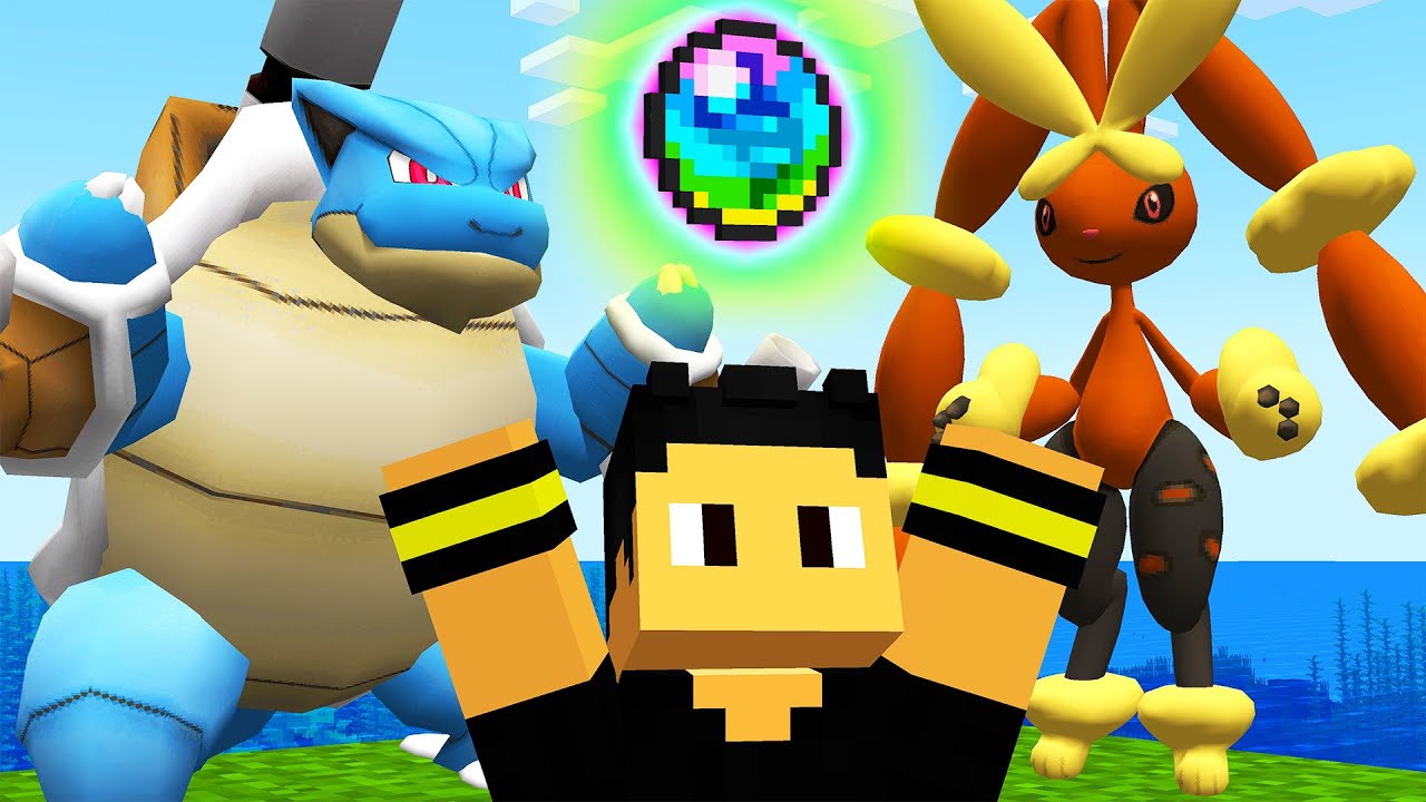 Ativei o Poder Pokémon Mega no Minecraft Pixelmon - YouTube
