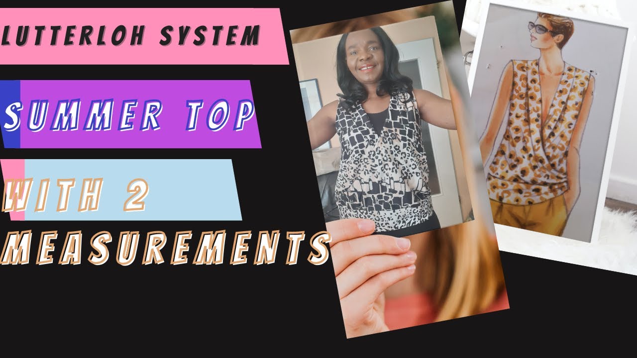 LUTTERLOH PATTERN 121/SEWING YOUR SLEEVELESS SUMMER TOP/ WITH JUST 2 ...