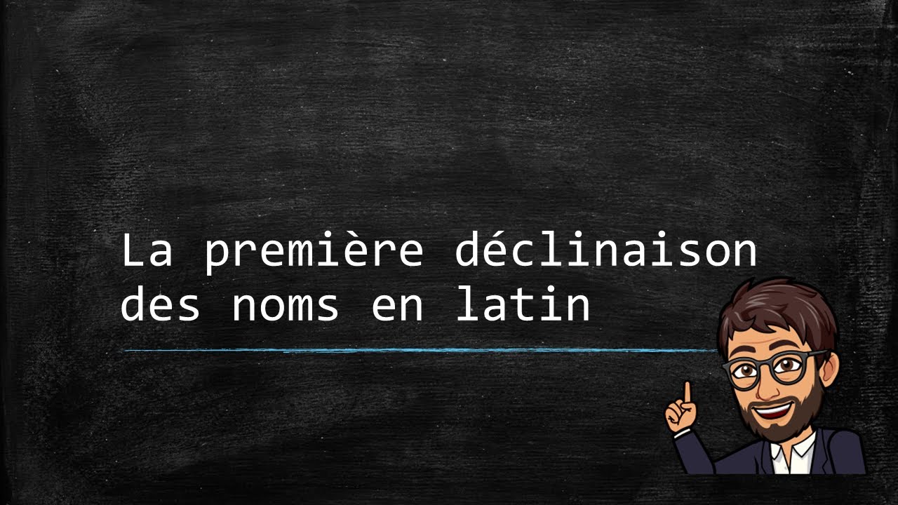 Le nom latin (02) - La première déclinaison - YouTube