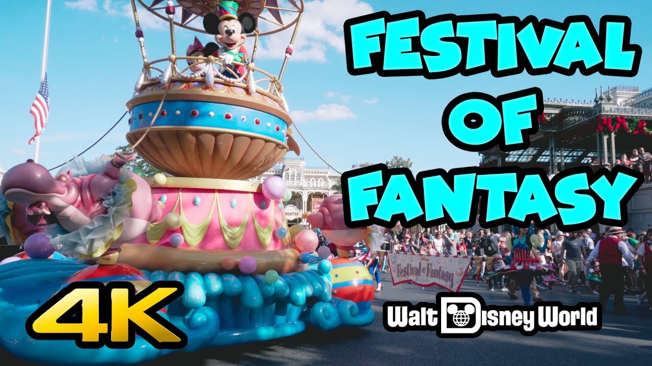 Festival of Fantasy Parade 🎉🏰 4K | Magic Kingdom Park Walt Disney World ...