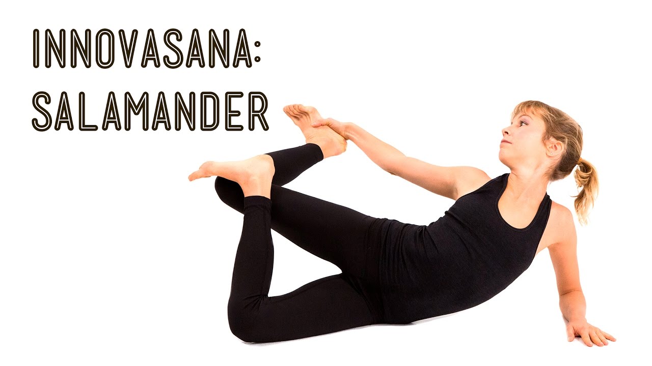 Innovative Yoga Asana (Innovasana): Salamander - YouTube