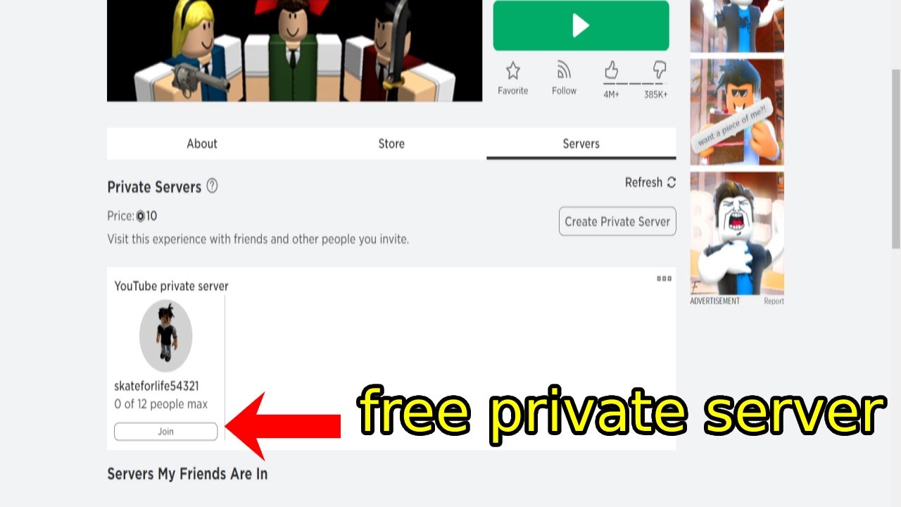 FREE PRIVATE SERVER 2021 (MURDER MYSTERY 2) - YouTube