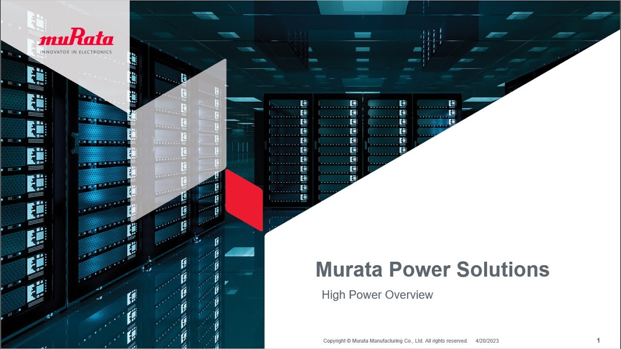What is Murata Power Solutions? - YouTube