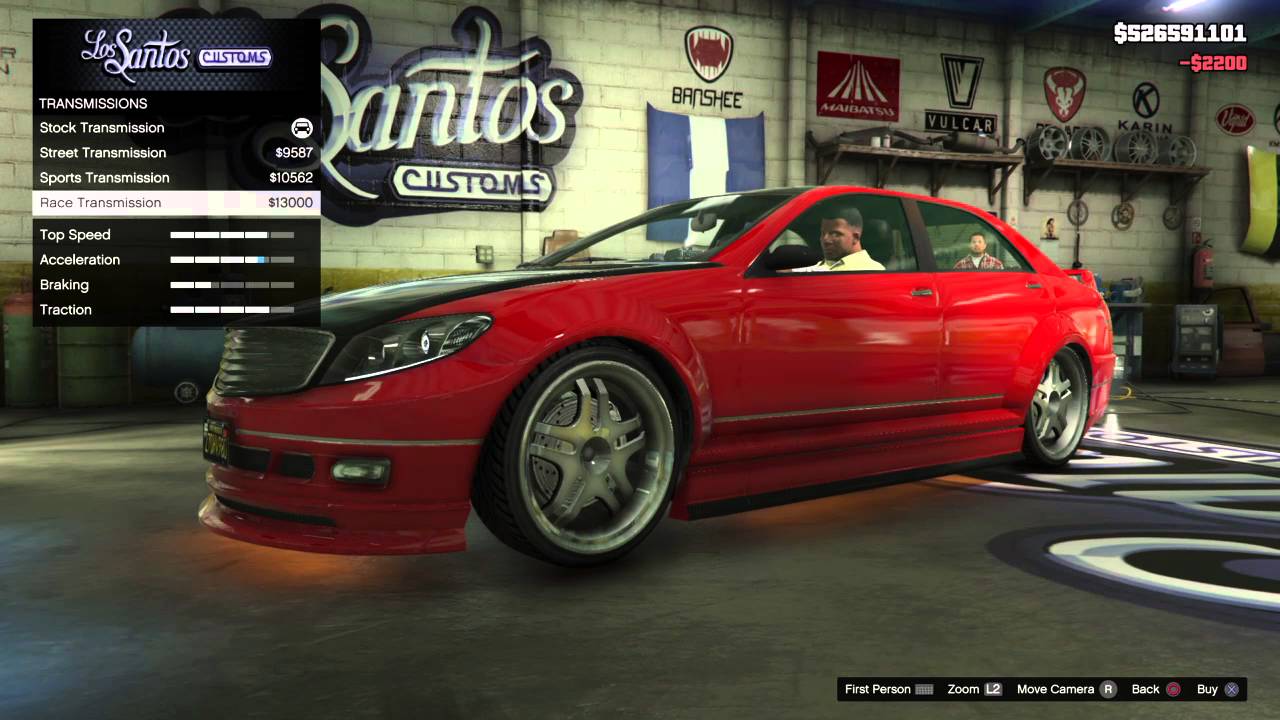 GTA V: Benefactor Schafter Customization - YouTube