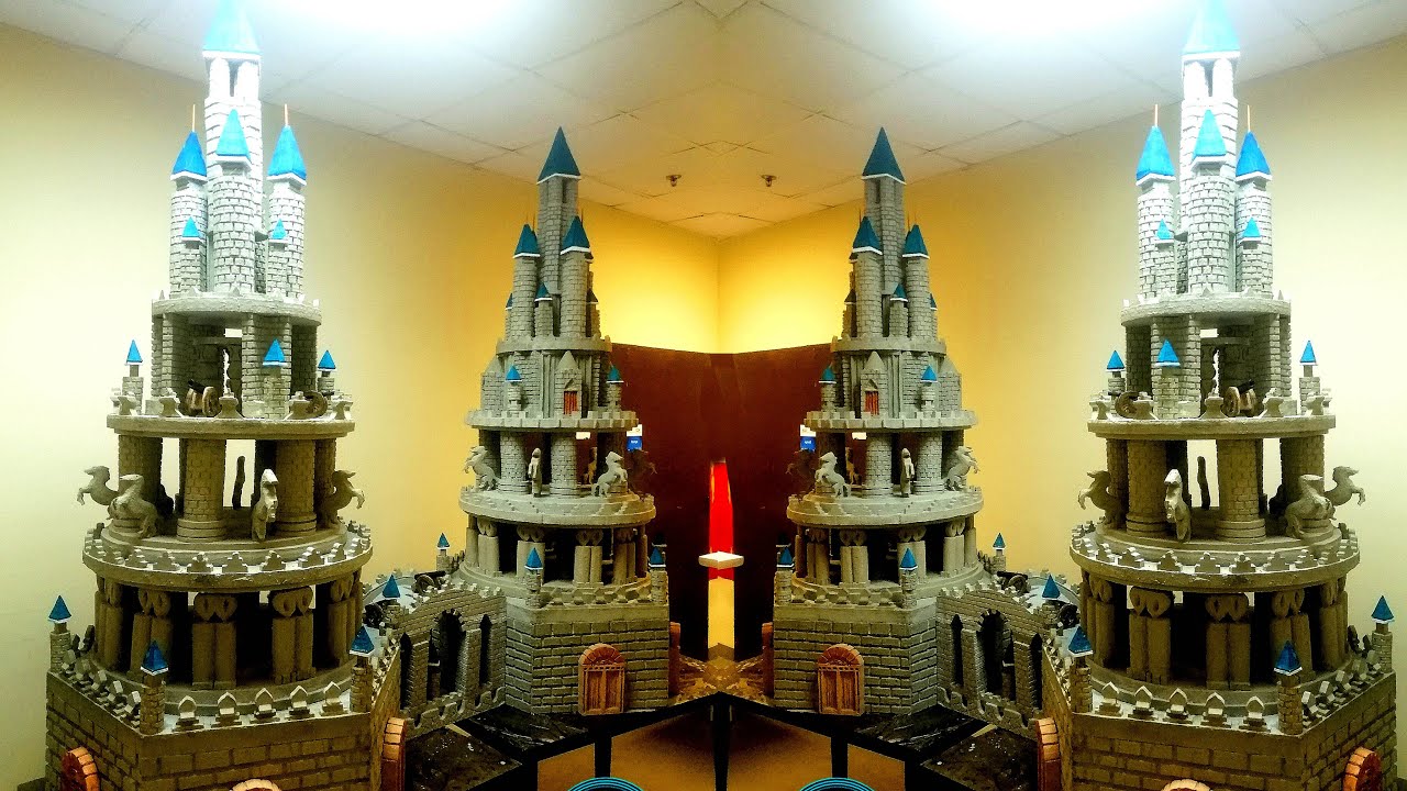 How to Build Styrofoam Castle Tower | Castle from Styrofoam - YouTube