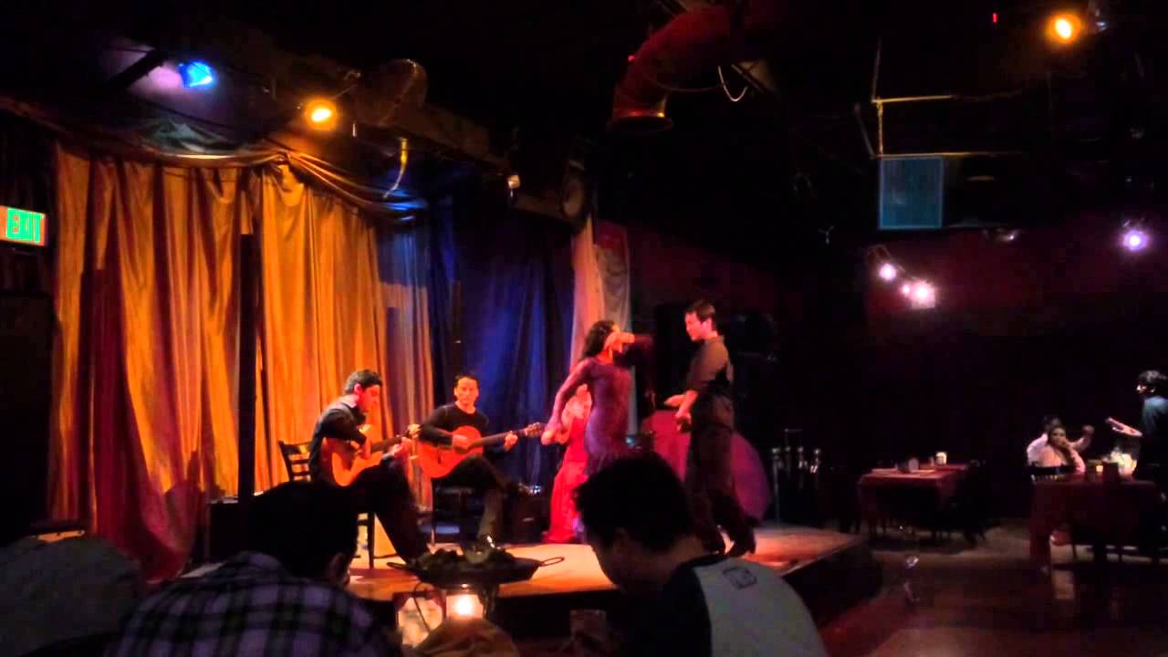 Flamenco Dancing at Tapas Restaurant - YouTube