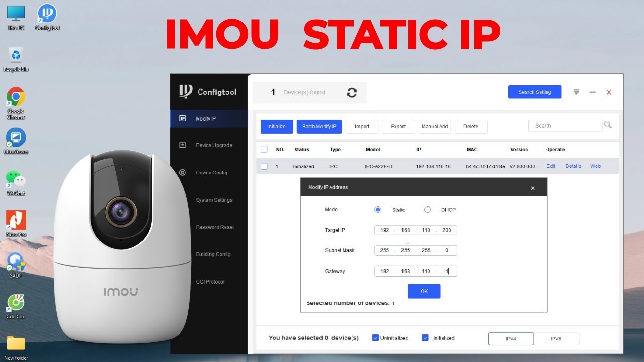 IMOU camera installation and general setting |cctv camera installation ...