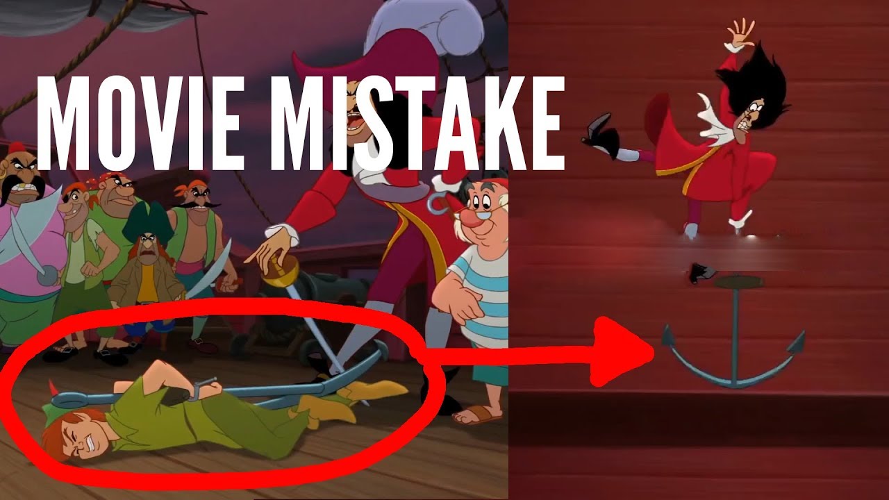 Peter Pan Movie Mistake: Anchor - YouTube