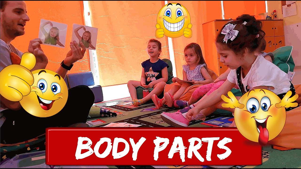 Teaching Body Parts To Kids Through Flashcards and Puppets - YouTube