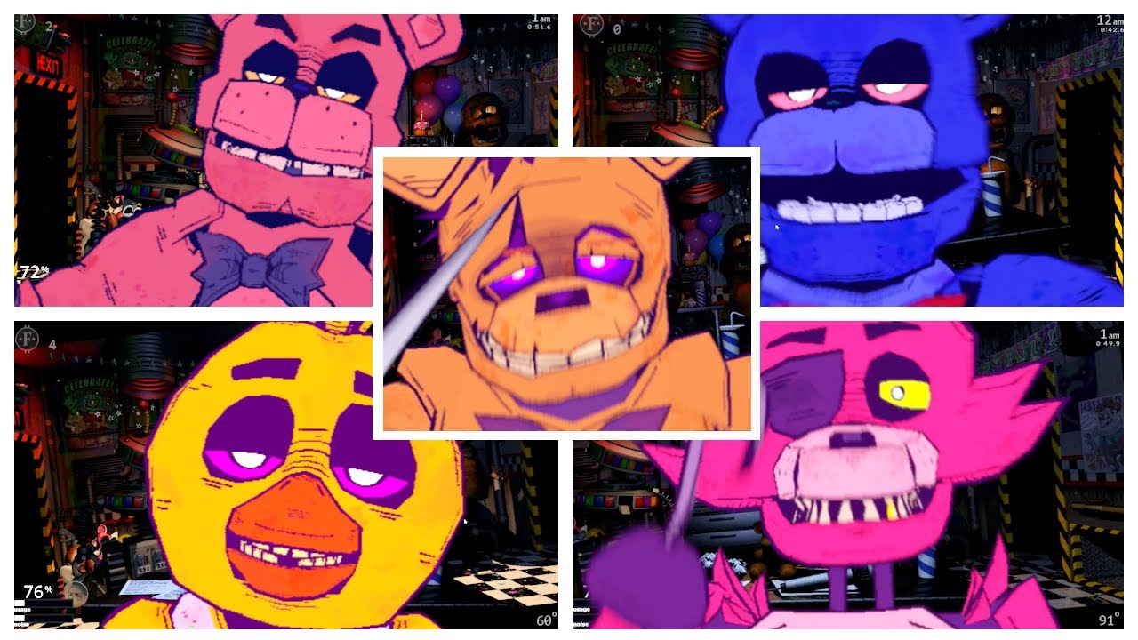 Retro Animatronics in Ultimate Custom Night - YouTube