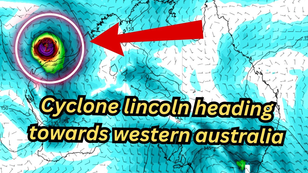 Remnant Low Lincoln is Struggling Over Western Australia : latest ...