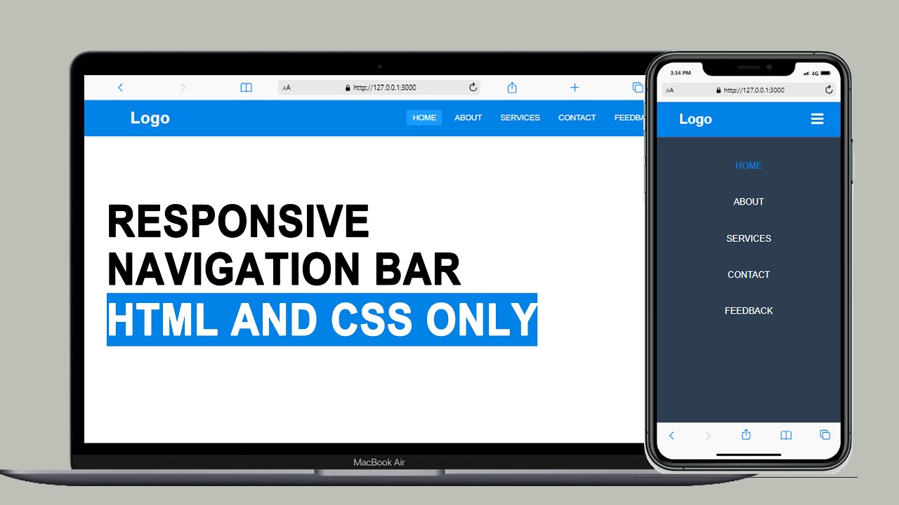 How To Create Responsive Navbar Using Html And Css Navbar Htmlcss 5900