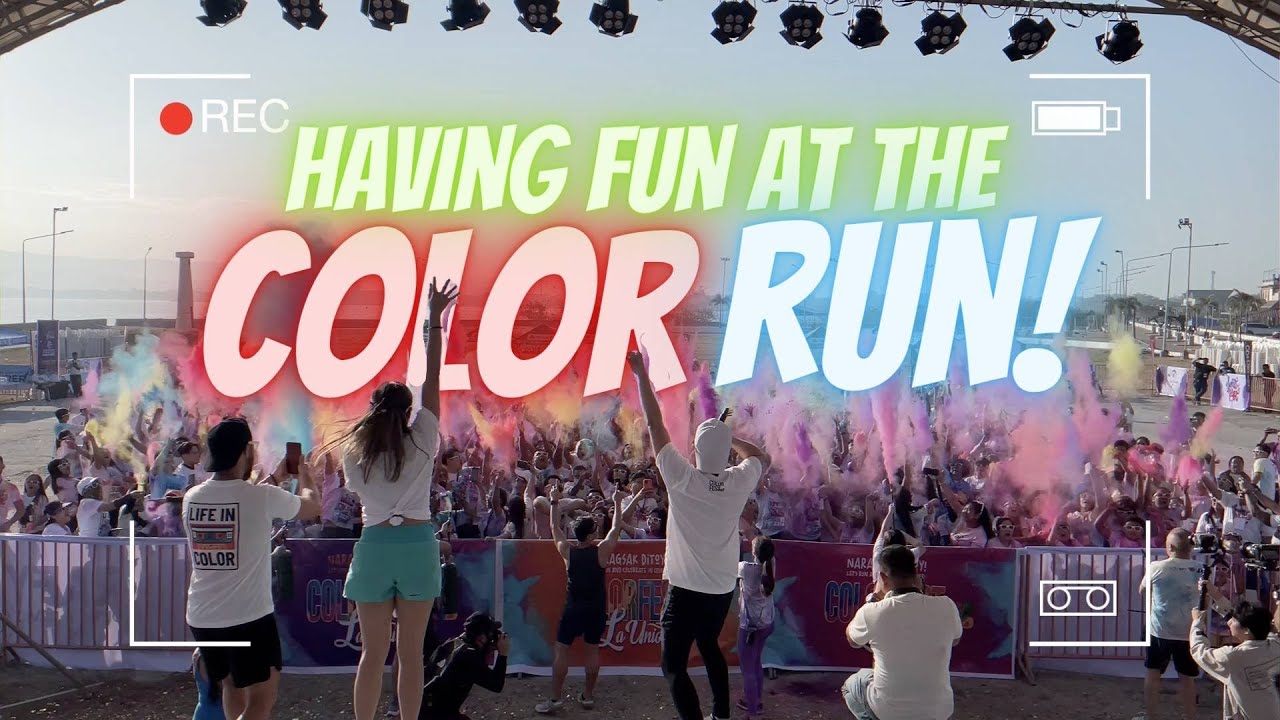 Having Fun At the Color Run. (Finish the race in life!) - YouTube