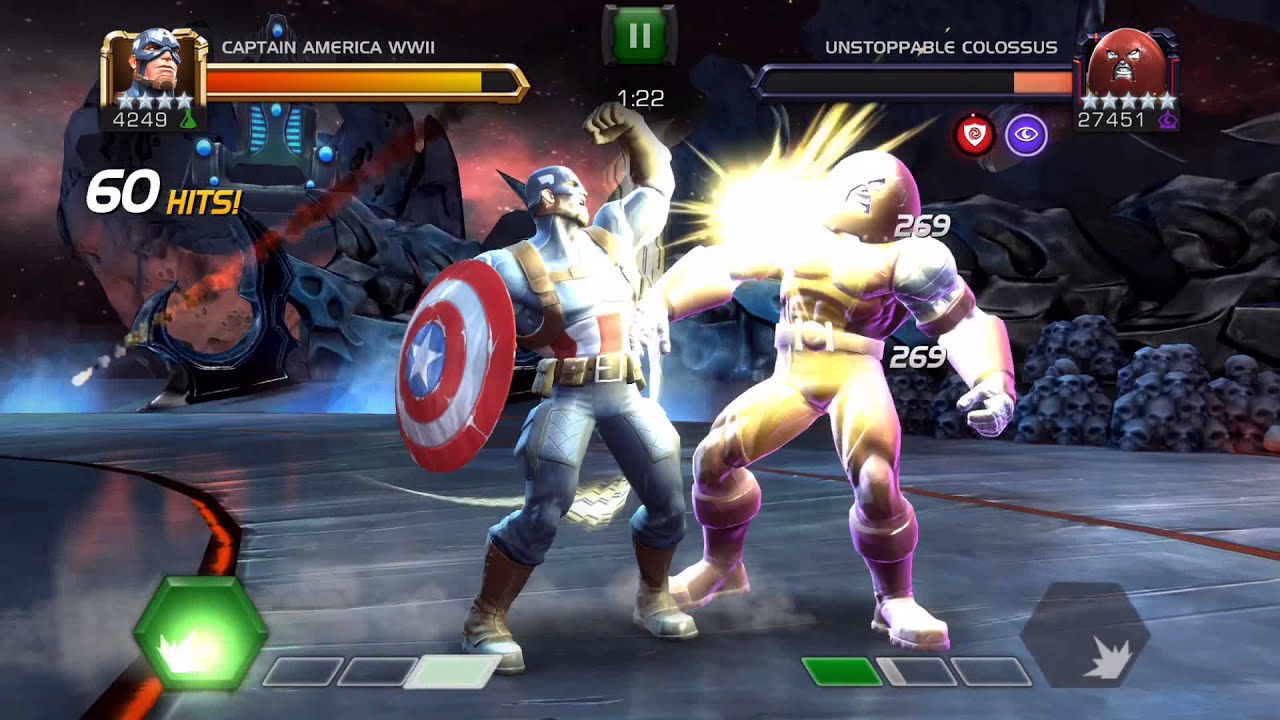 Marvel: Contest of Champions Alliance Quest - WW2 Captain America vs ...