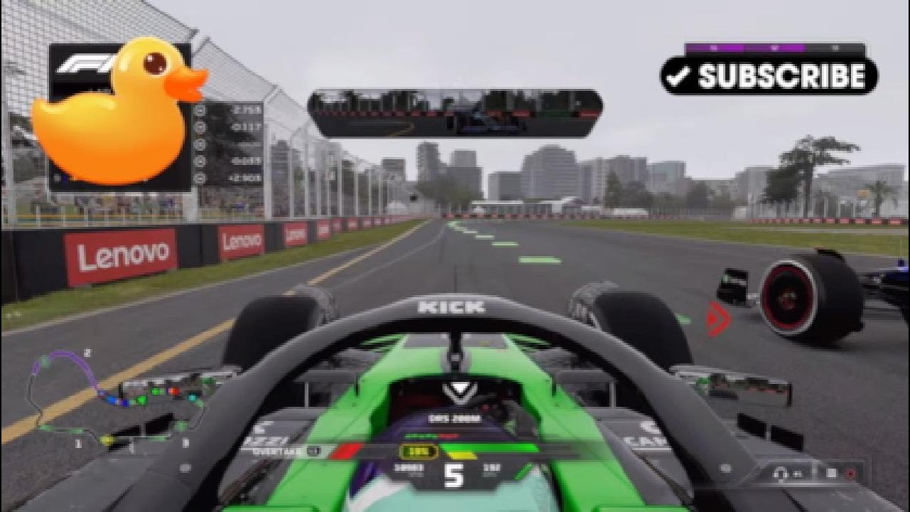 a beautiful double overtake// f1 24 career mode season 1 - YouTube
