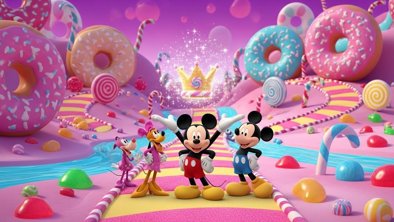 Mickey Mouse Candy Land Adventure | Full Kids Story | 3D Cartoon ...