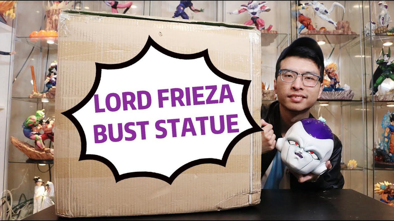 Unboxing FRIEZA Bust Statue Life Size From DBZ By JRos. - YouTube