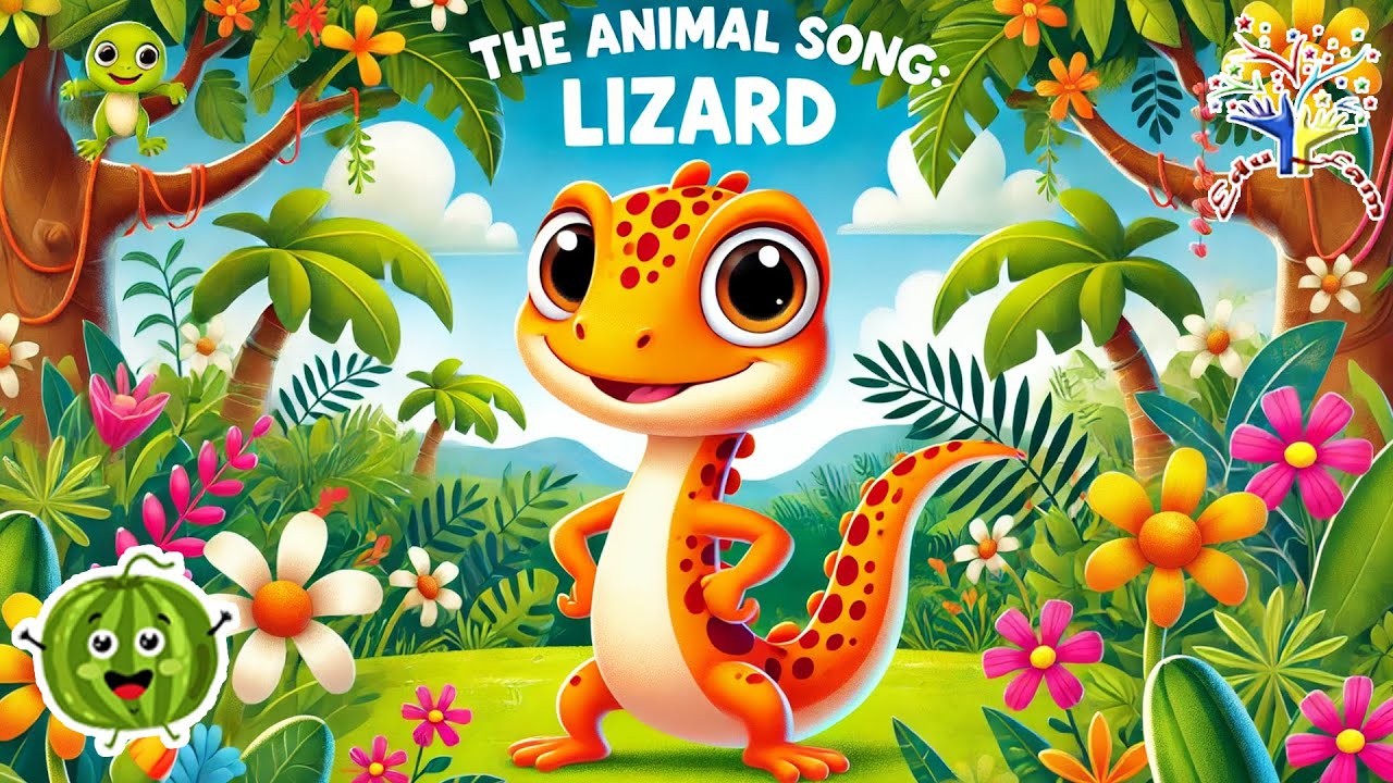 The Animal Song | Lizard | Fun Reptile Adventure | EduFam Nursery ...
