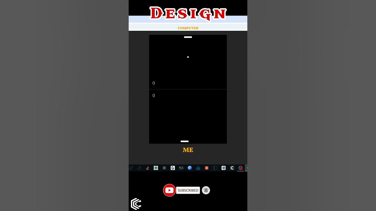 How to make Pong Game using HTML CSS & JavaScript || Pong Game in JavaScript || JavaScript ...