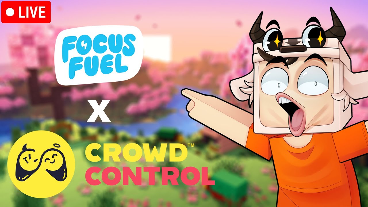 🔴LIVE - FocusFuel X Crowd Control Minecraft! - YouTube