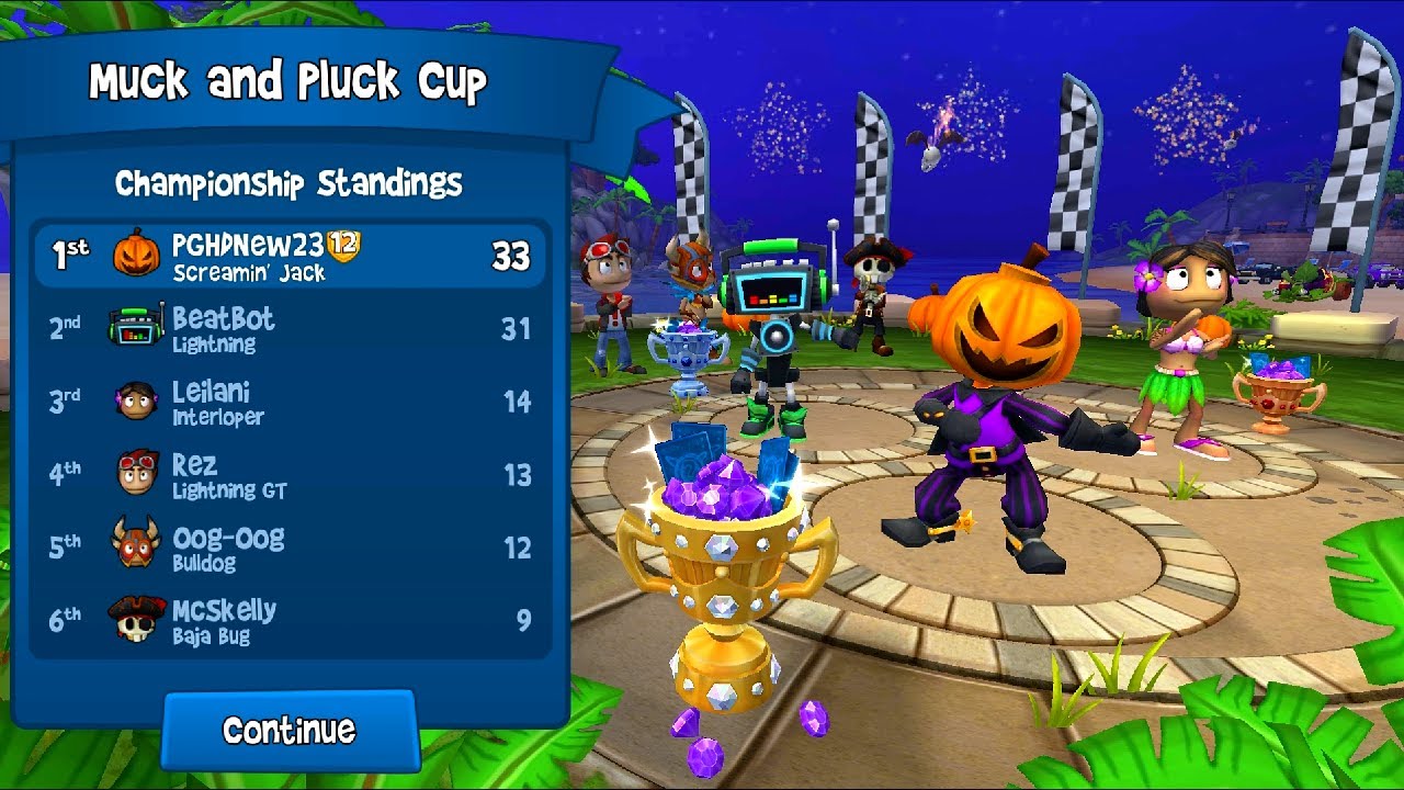 Muck And Pluck Happy Championship | Beach Buggy Racing 2 - YouTube