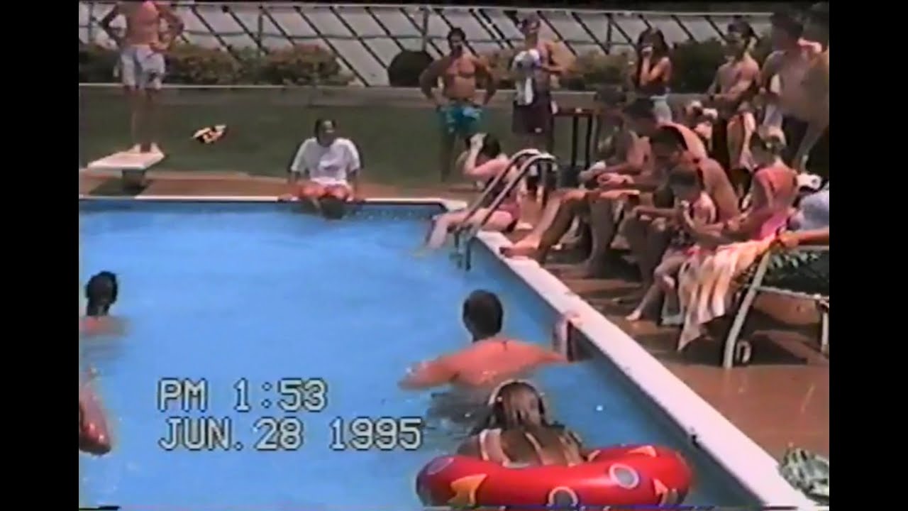 Hope Church Senior High "Pool Party" at Hultgren's + Go-Karts 1995 ...