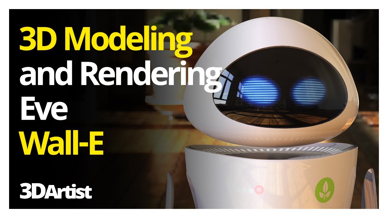 EVE - Wall E | 3D Modeling | RENDERING | Maya | KEYSHOT | Free 3D Model ...