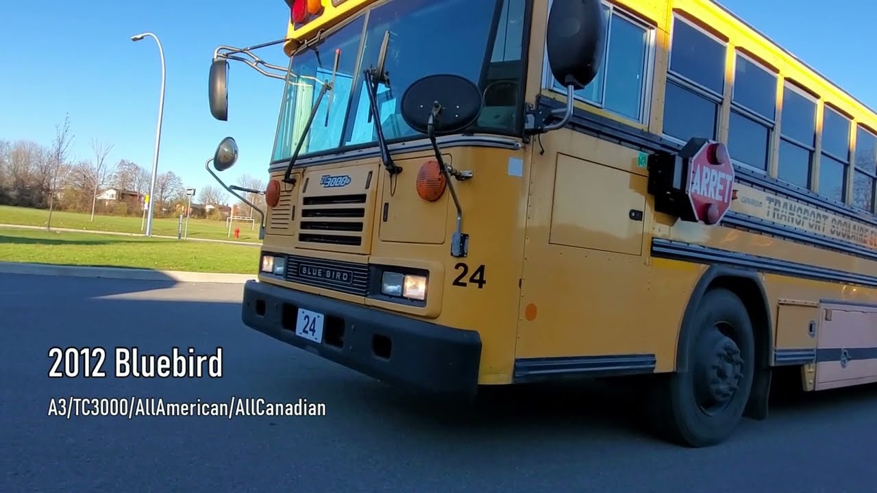 2012 Bluebird A3/TC3000 #24 - AM Route - Feb. 3rd 2021 - YouTube