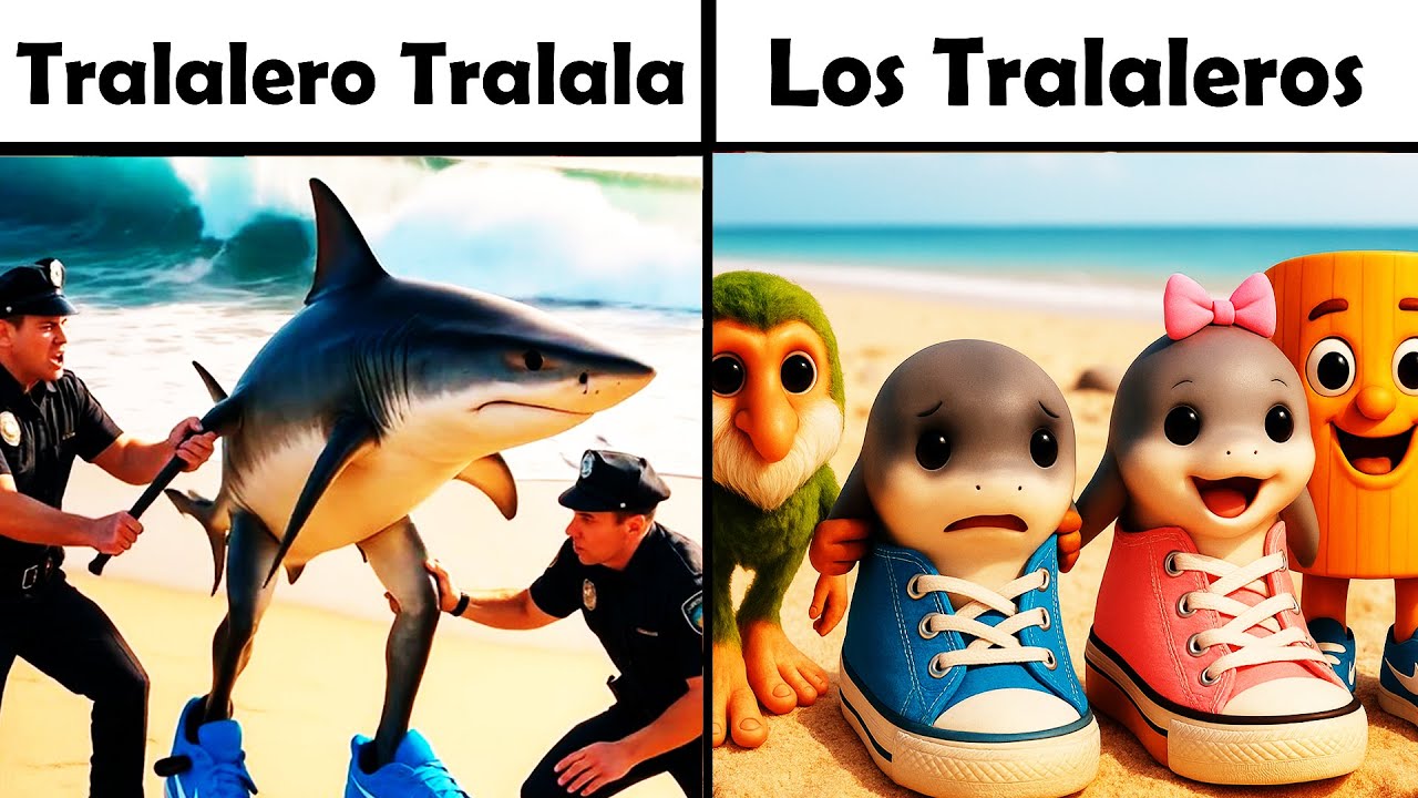 Tralalero Tralala VS Los Tralaleritos Dicen Tralala (All Baby Vesion ...