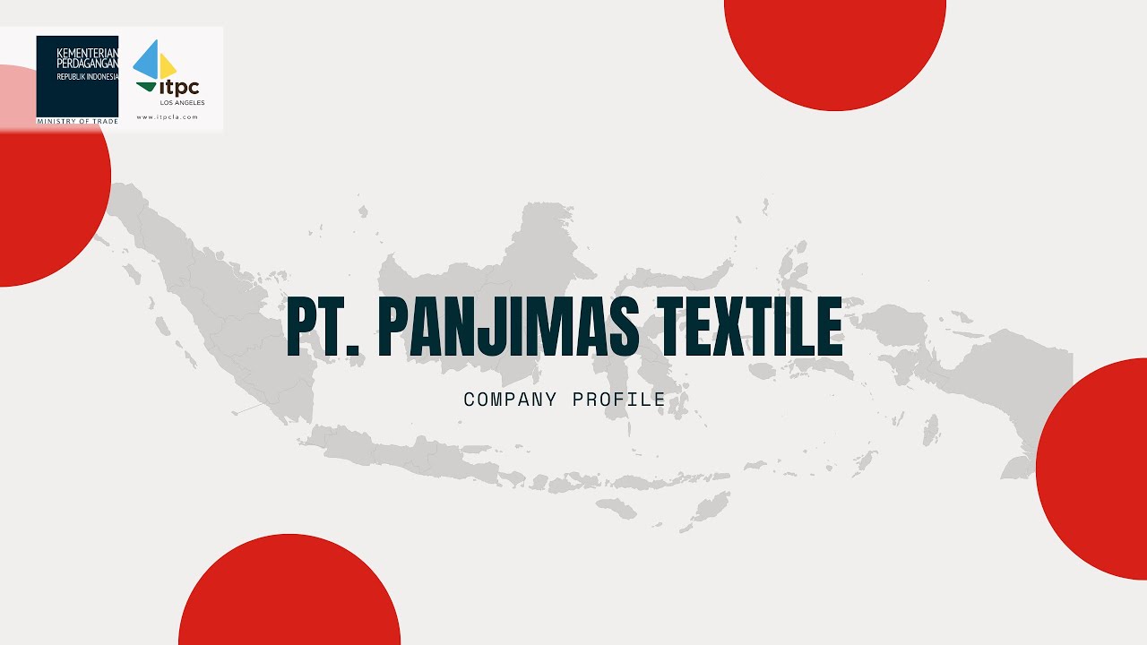 Company Profile - PT Panjimas Textile - YouTube