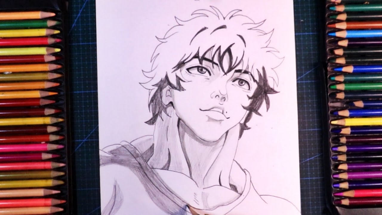 How To Draw Baki Hanma || Anime Drawing Step By Step - YouTube