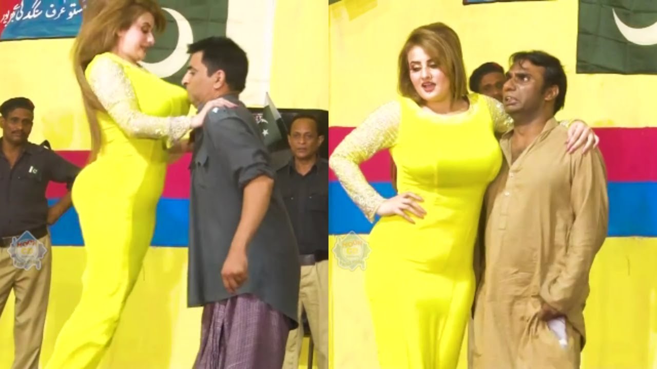 Best of Amjad Rana and Afreen Khan with Azeem Vicky New Stage Drama ...