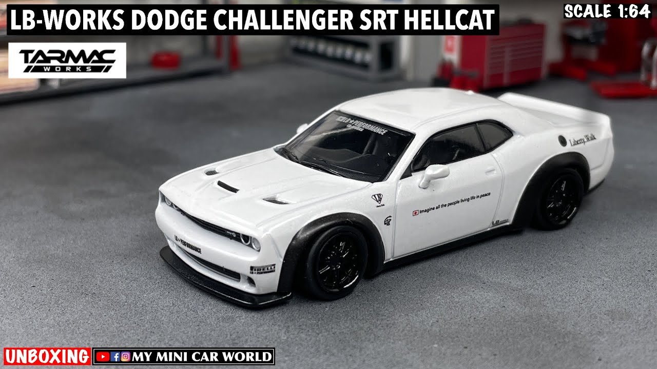 『MY MINI CAR WORLD』UNBOXING TARMAC WORKS 1/64 LB-WORKS DODGE CHALLENGER ...