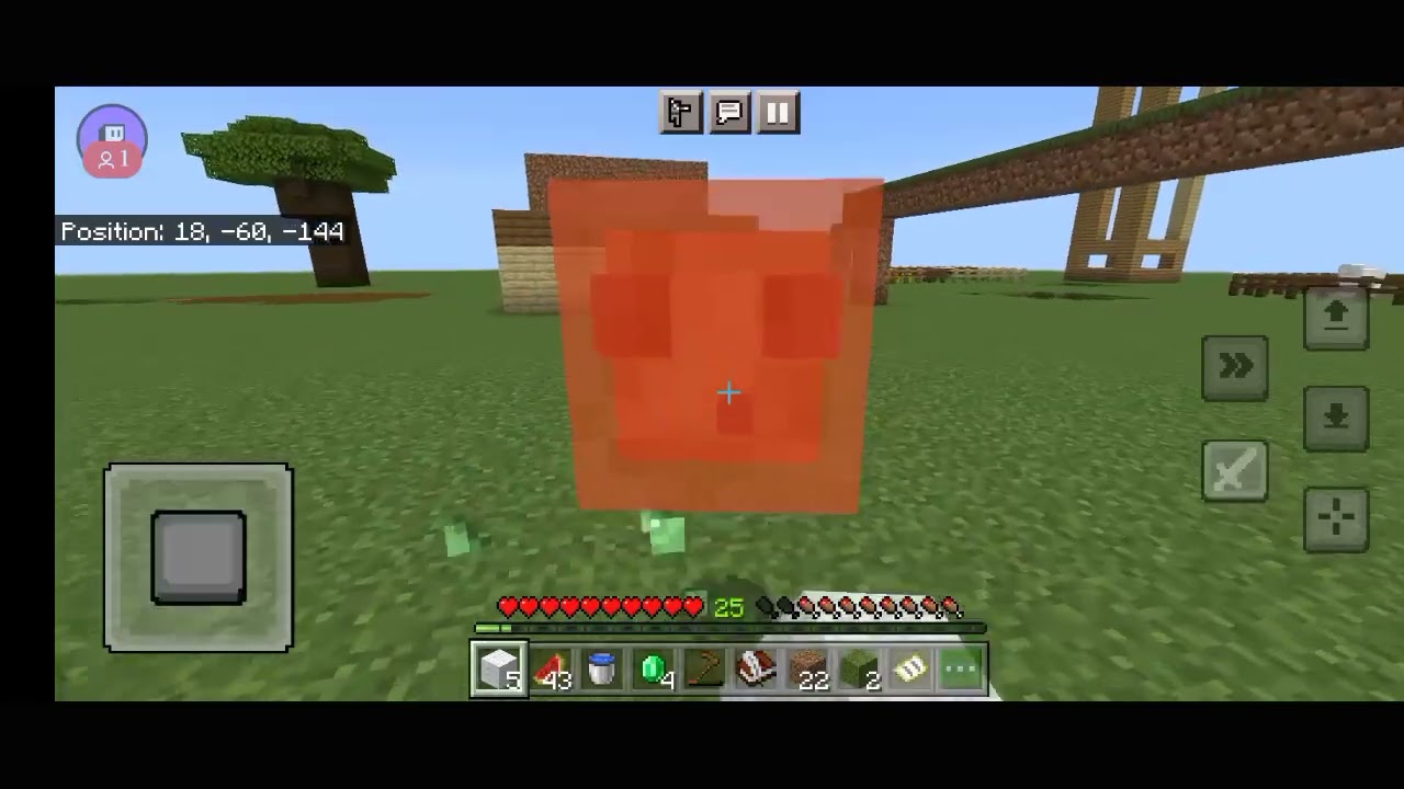 Playing Minecraft flat survival world - YouTube