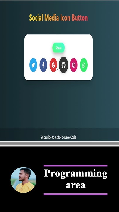 Social media icons animation #trending #frontendcourse #css #memes #funny #html #coding # ...