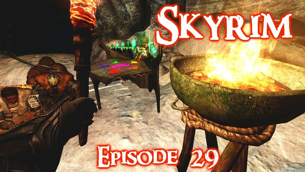 Skyrim Lets Play w/ Perkus Maximus 400+ mods Ep 29 An axe for a daedra ...