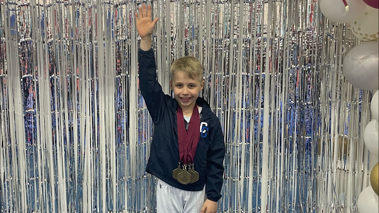 Rilen at the 2024 Gymnastics (MAG) Provincial Championships. Level 1 ...