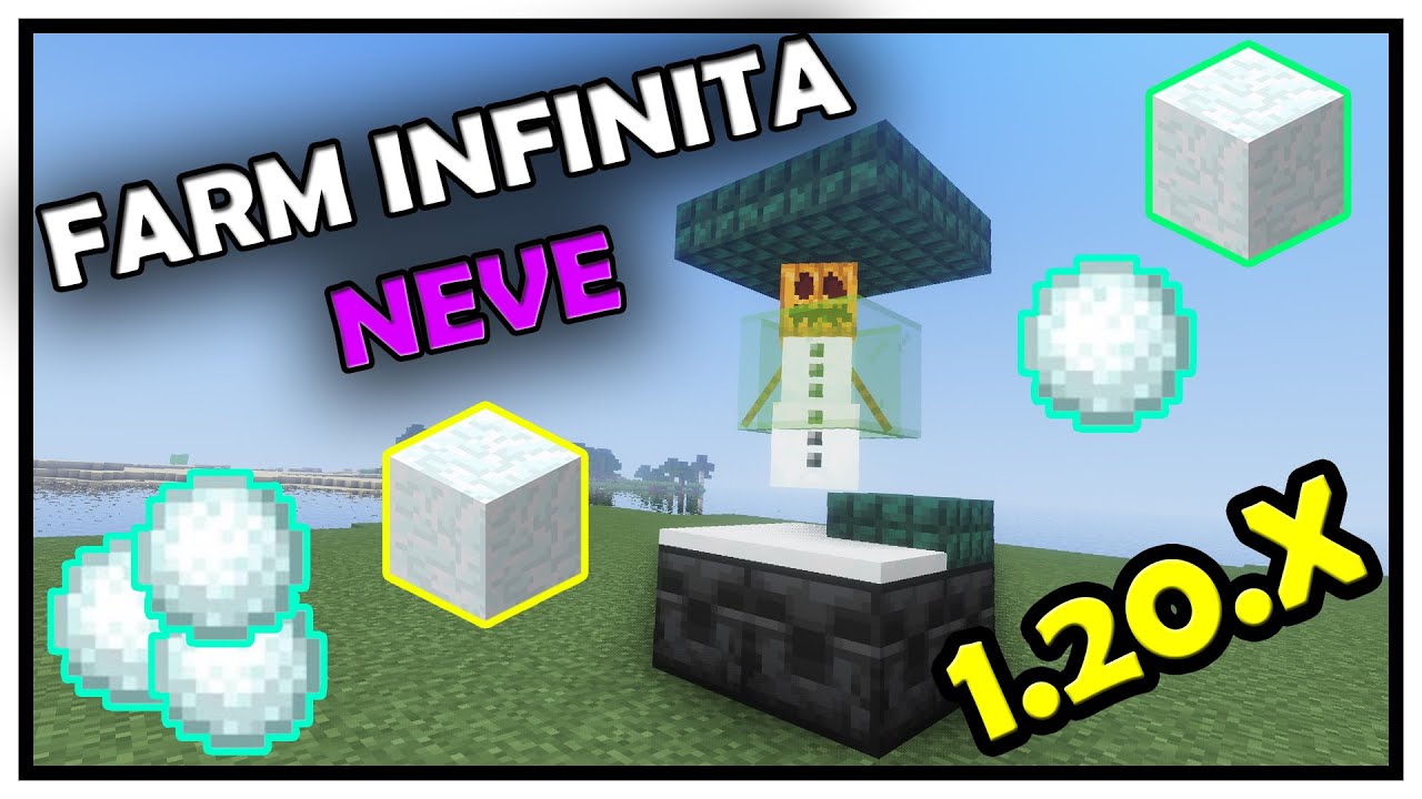 Come fare una farm di NEVE INFINITA con il SNOWMAN | facile | MINECRAFT ...
