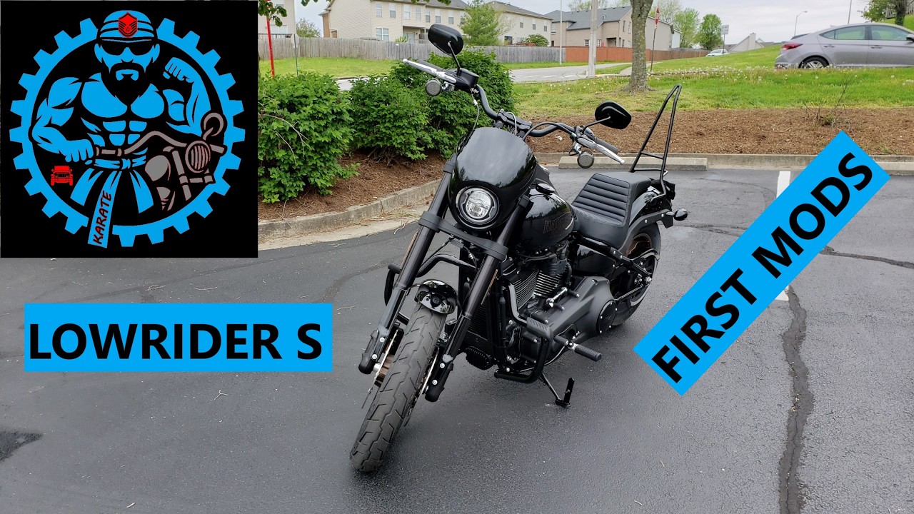 M8 LOWRIDER S FIRST MODS #harleydavidson #lowrider #motorcycle - YouTube